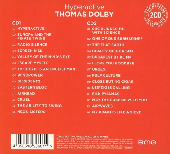 Hyperactive, Thomas Dolby | Muziek | bol