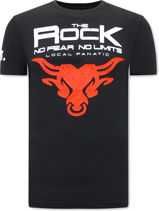 The Rock Heren T-shirt - Zwart | bol.com