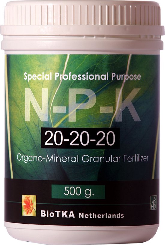 Microgranulaat NPK 20-20-20 Groeifase 500 gr. - Bio Micro ...