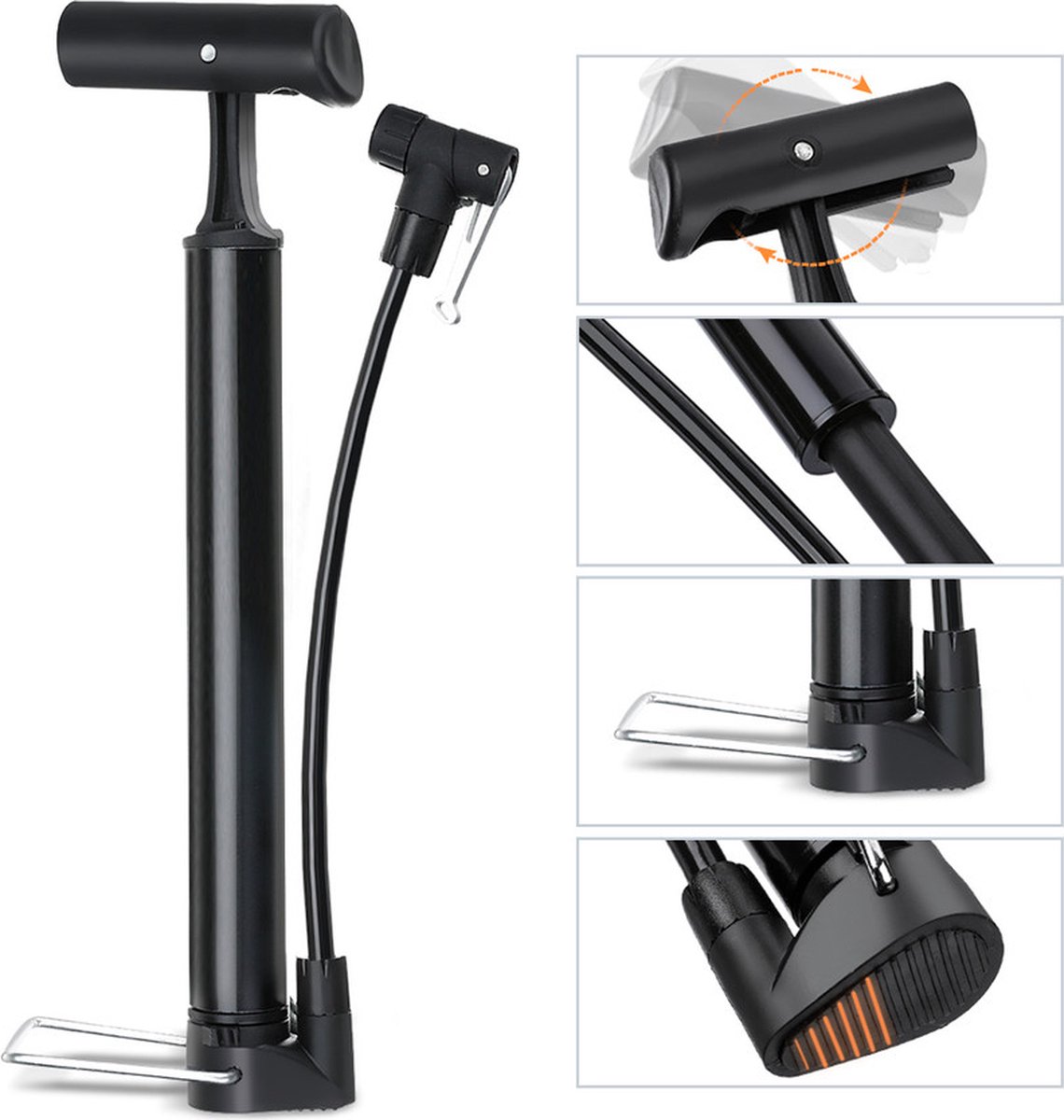 Draagbare mini fietspomp | bol.com