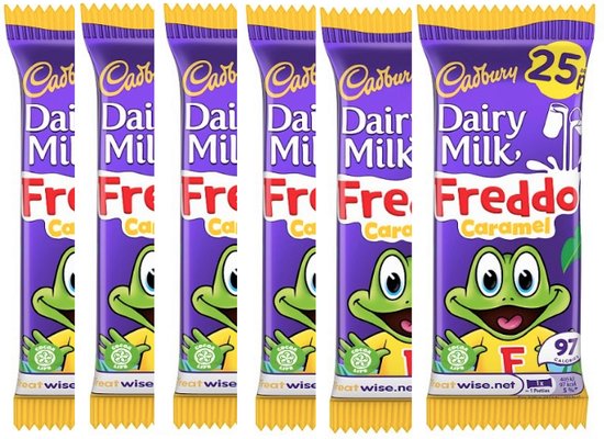 Cadbury Dairy Milk Freddo - Caramel - 6 x 19.5g | bol.com