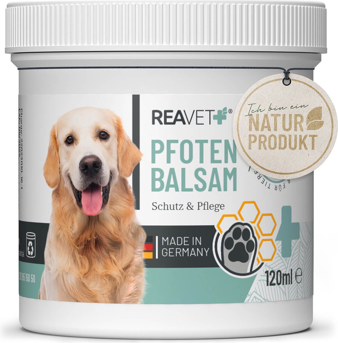 ReaVET - Potenbalsem voor Honden en Katten - Voor gebarsten en droge ...