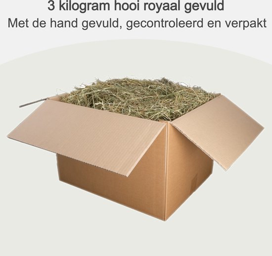Hooi 3kg - Van de boer uit Nederland - 2022 geoogst - Konijn, Cavia en ...