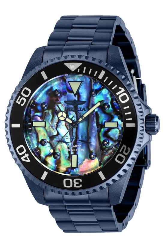 Invicta Pro Diver 39424 Quartz Herenhorloge - 47mm - Met 8 diamanten ...
