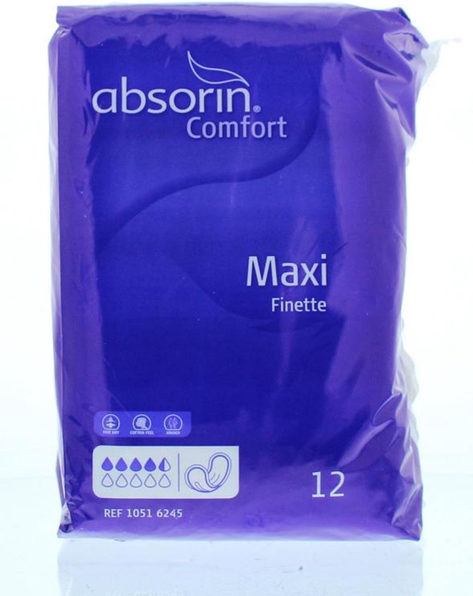 Absorin Comfort finette maxi (12st) | bol