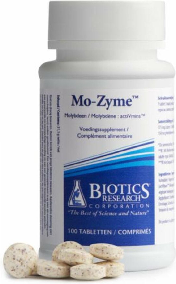 Biotics Mo-zyme 50 mcg 100 tabletten | bol