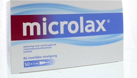 Microlax Microklysma Bij Moeilijke stoelgang- 50 x 5 ml | bol.com