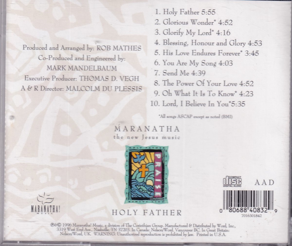Maranatha-Holy Father, Maranatha | CD (album) | Muziek | bol.com