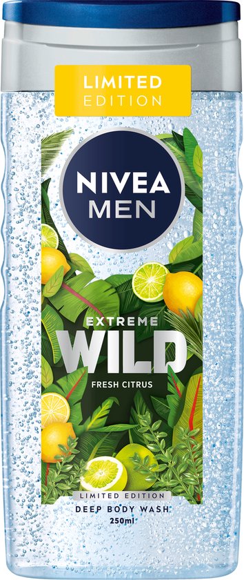 NIVEA MEN Douchegel Extreme Wild Fresh Citrus, 250 ml | bol.com