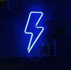 Neon led lamp - Bliksem - Blauw - 34 x 13 cm - Incl. 3 AA batterijen ...