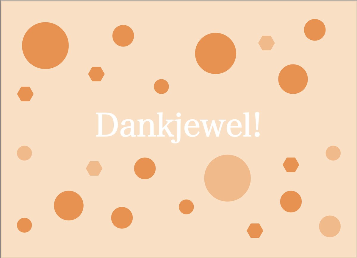 Wenskaart Dankjewel - Kaartje bedankt - A6 wenskaart - Dank - Thank you ...