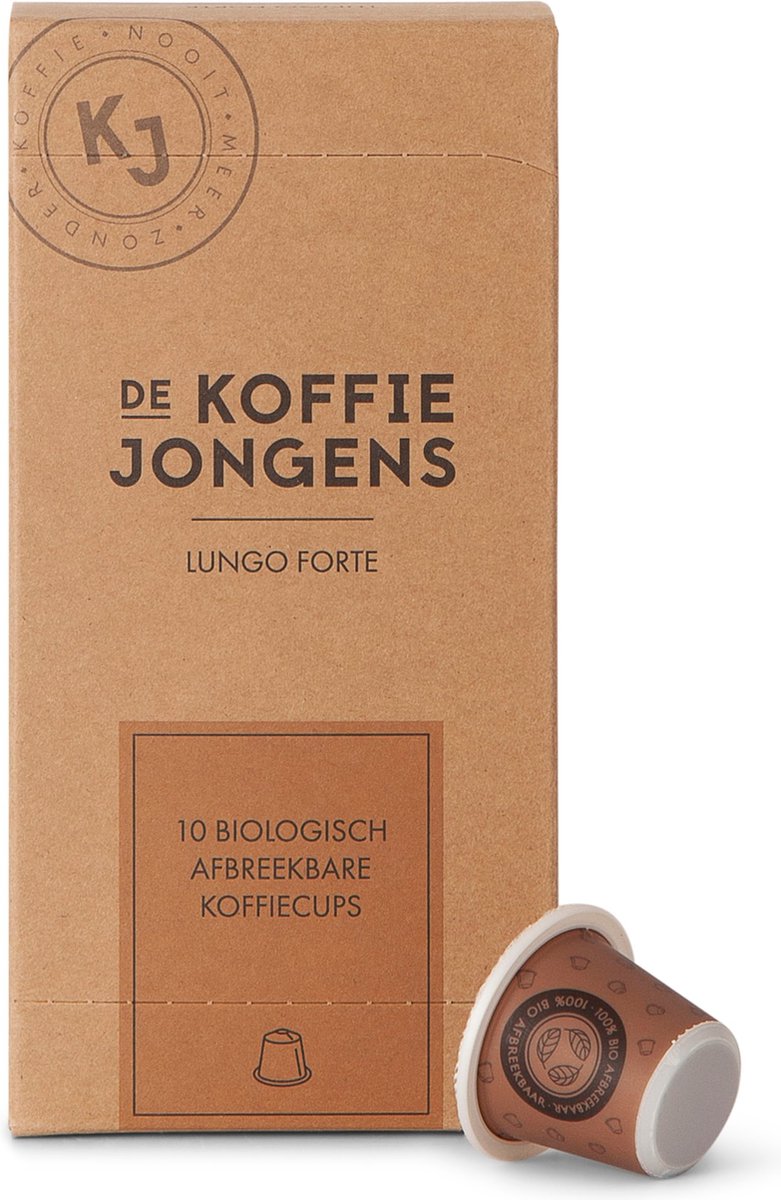 De Koffiejongens - Lungo Forte - Nespresso cups - 100% biologisch ...