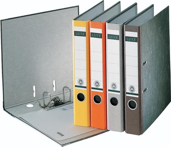 Ordner A4 Smal Karton Leitz 1050 Gemarmerd | bol.com