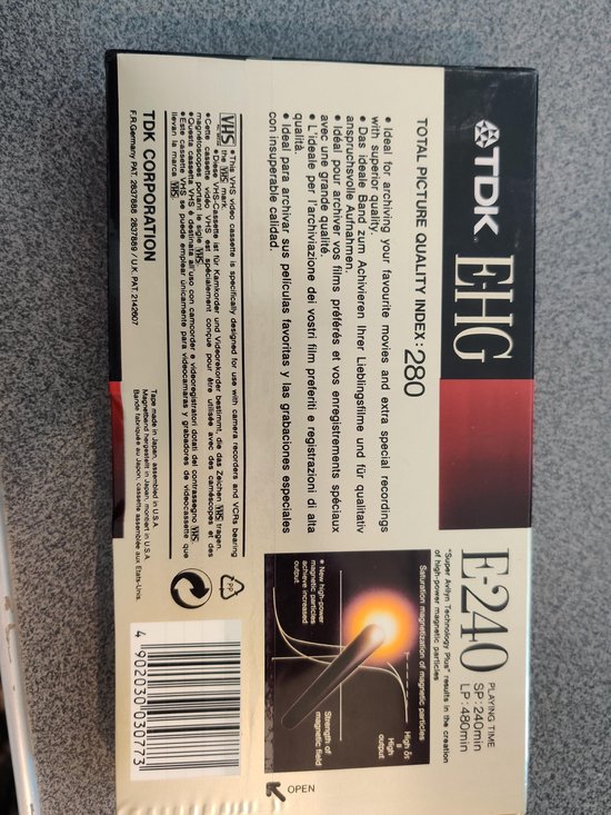 TDK E-HG E-240 extra high grade | bol