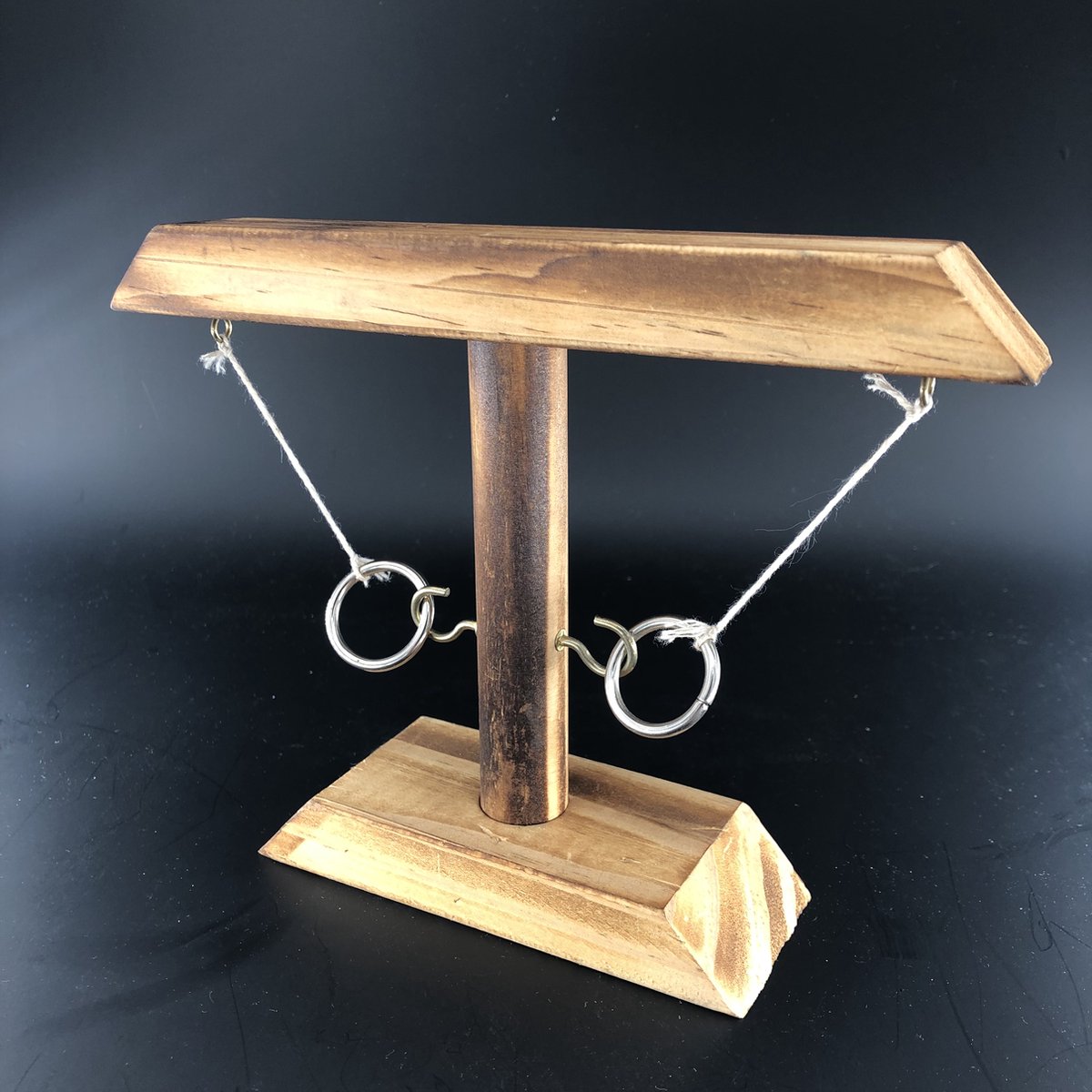 Ring Toss Game - Gezelschapsspel - Drankspel - Houten spel met touw en ...