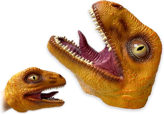 Hand Puppet - Tyrannosaurus speelgoed handpop - rubber Realistic ...