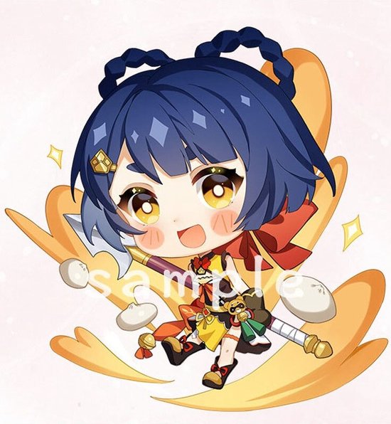 Genshin Impact - Sleutelhanger/Keychain - Anime - Xiangling | bol.com