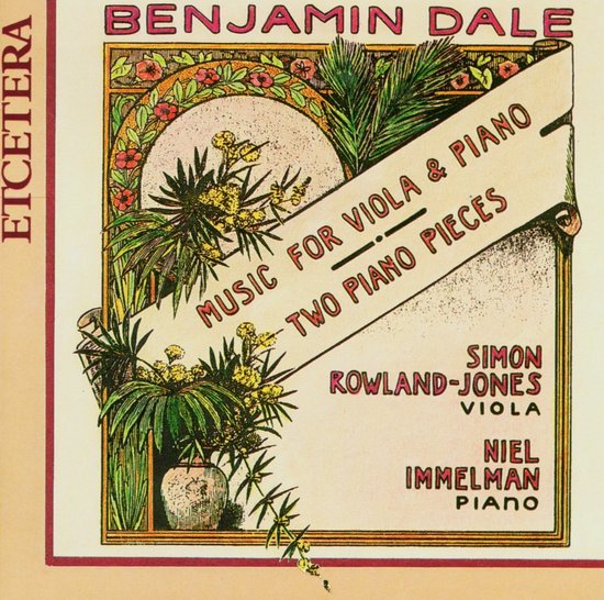 Simon Rowland-Jones & Niel Immelman - Dale: Music For Viola And Piano ...