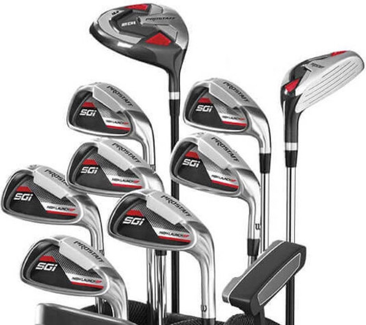 Wilson Pro Staff heren golfset SGi Fairwaywood 3 , Hybride 4, 5 t/m SW ...