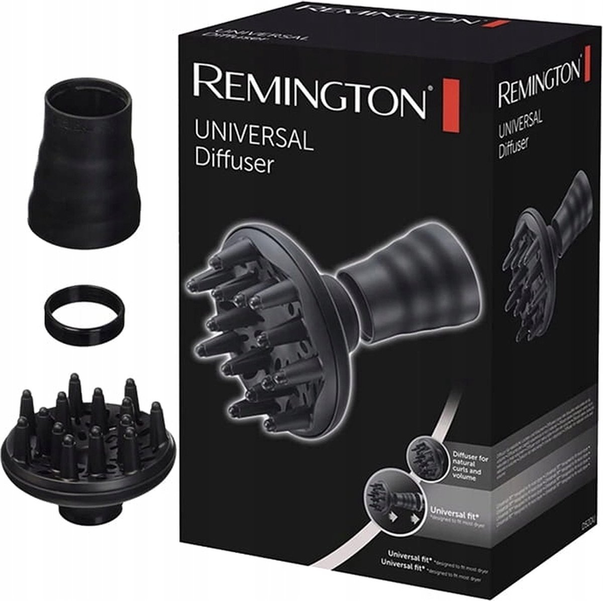 Remington - Diffuseur Boucles - Fixation Diffuseur - Diffuseur Boucles ...
