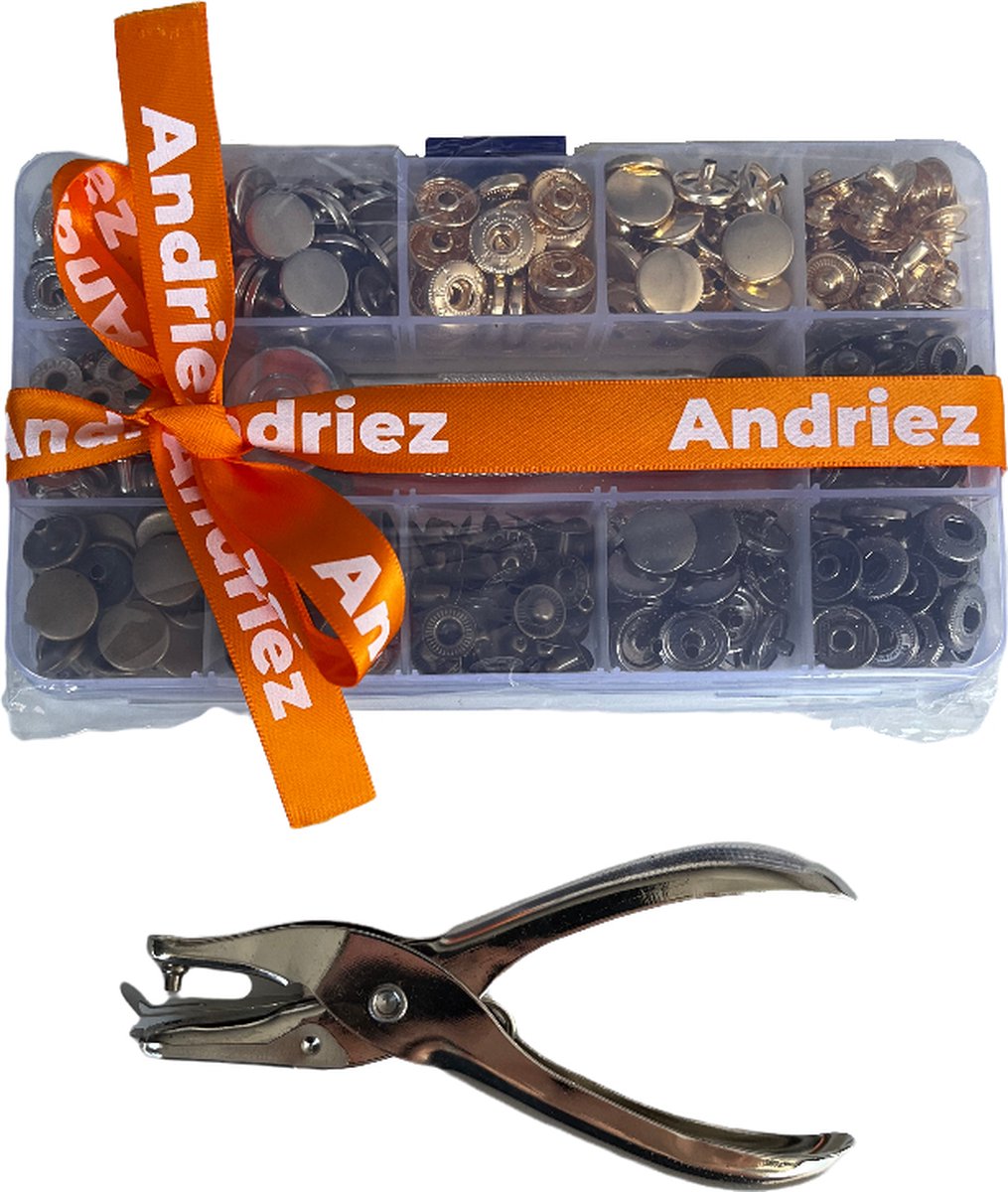 12,5mm Metalen Drukknopen Set inclusief Drukknoop Monteer Tang | bol