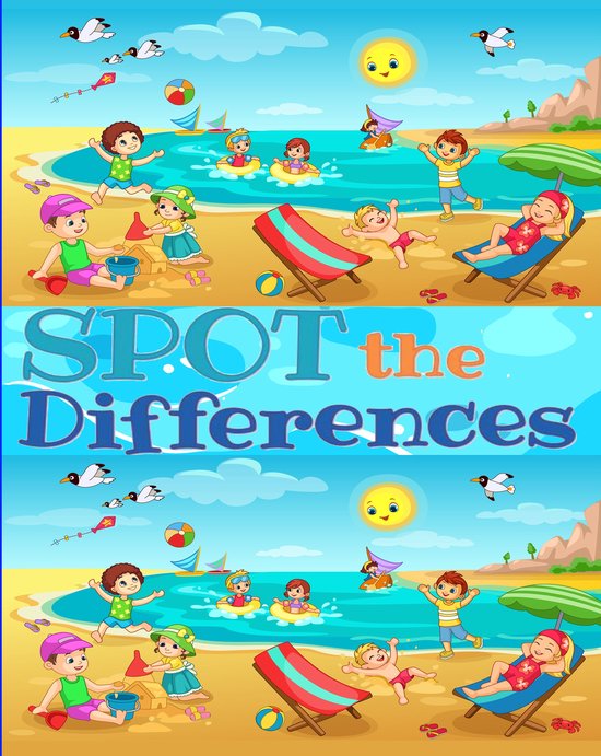 Puzzle Book for Kids - Spot The Differences (ebook), Little Bean ...