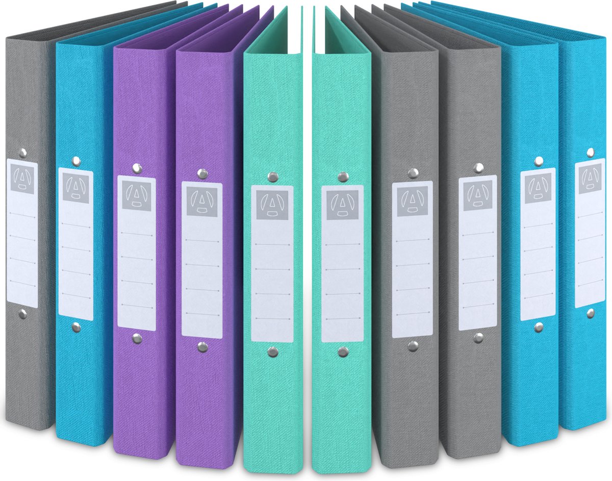 10 x Duurzaam A4 Ringmap - Zonder plastic, Gerecycleerd, Met 2 ringen ...