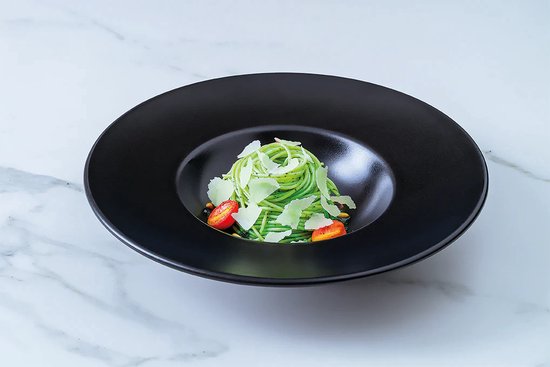 Bonna Pasta Bord - Notte - Porselein - 28 cm 400 cc - set van 4 | bol.com