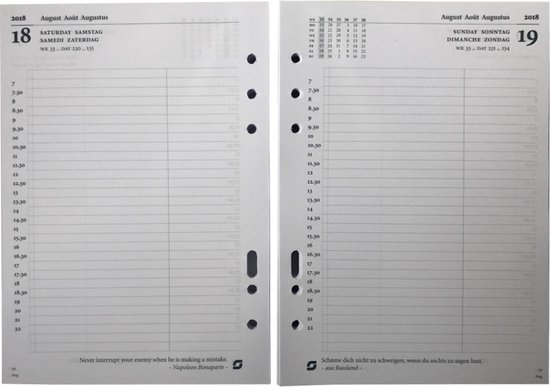 Succes calendarium A5/Executive 1 Dag 4-Talig Crème 2023 | bol.com