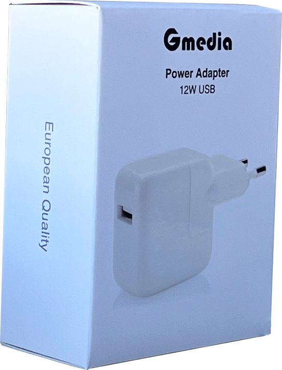 12W iPad Oplader - 2.4A Oplaadstekker Adapter Blok voor alle Apple iPad ...