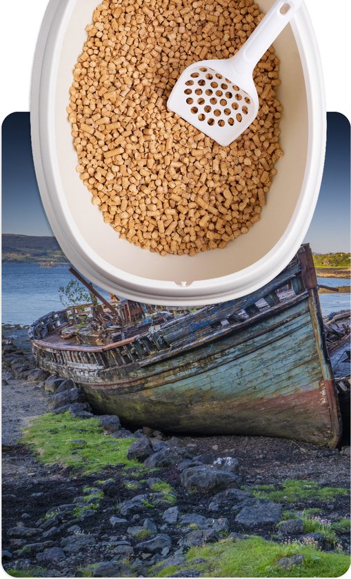 Kattenbakmat - Placemat kat - Kattenbak mat - Verlaten schepen op Mull ...