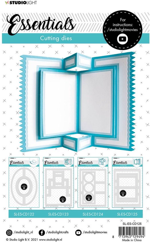 Studio Light Essentials cutting die Storybook folder cards | bol