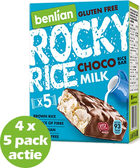 Rocky Rice Choco Milk - Multipack - Glutenvrij tussendoortje ...