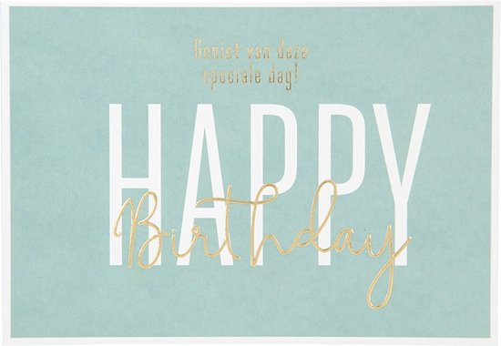 Depesche - Wenskaart "Gewoon Mooi" met de tekst "Geniet van deze ...