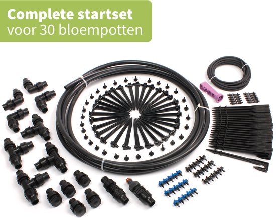 Micro Irrigatie startset XL 30 bloempotten | bol