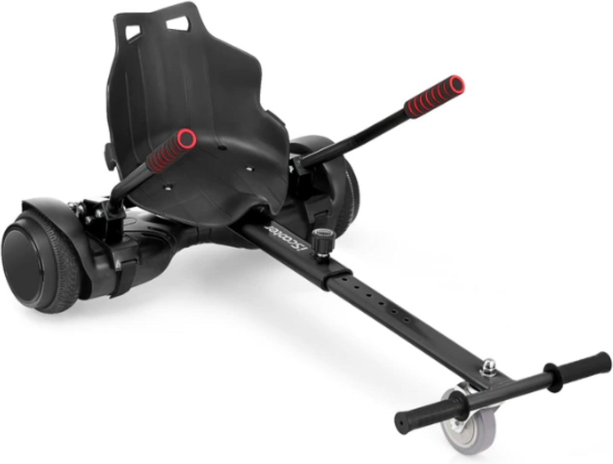 Hoobi® hoverboard kart - Hoverkart voor oxboard - Uitschuifbaar - Zwart ...