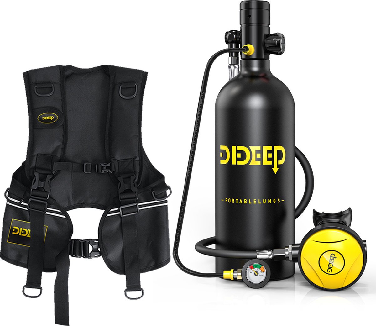 X5000 Pro+ 2L Duikflessen - Scuba Tank - Duiken Zuurstof Cilinder ...