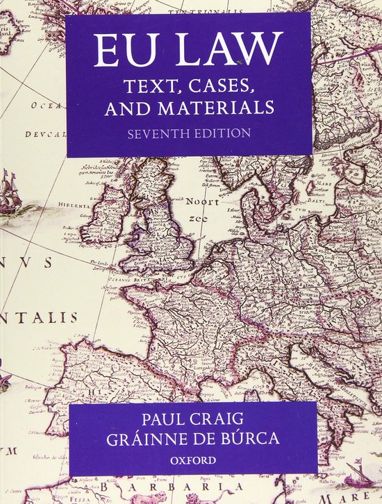 EU Law | 9780198856641 | Professor Paul Craig | Boeken | bol
