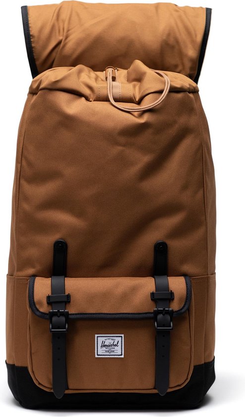 Herschel Little America Pro - Rubber/Black / Ruime weerbestendige tote ...