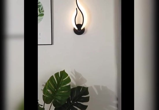 Vlammen Wandlamp - Moderne Wandlamp - Muurlamp - Woonkamer - LED - 12w ...