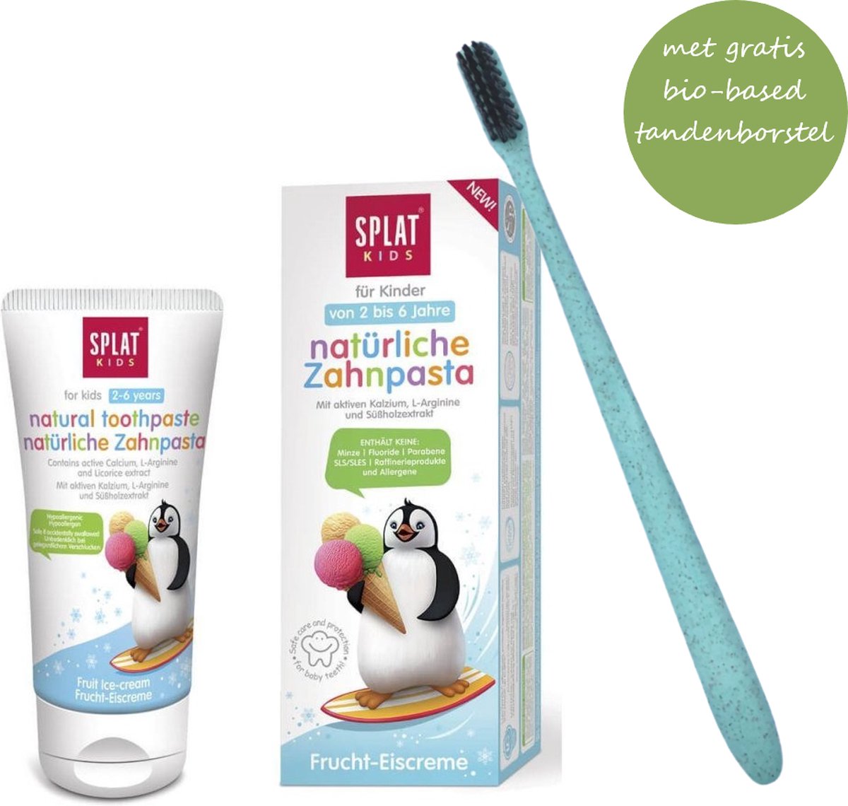 Splat Junior Bio Tandpasta (2-6 jaar) | Met Gratis Bio-Based ...