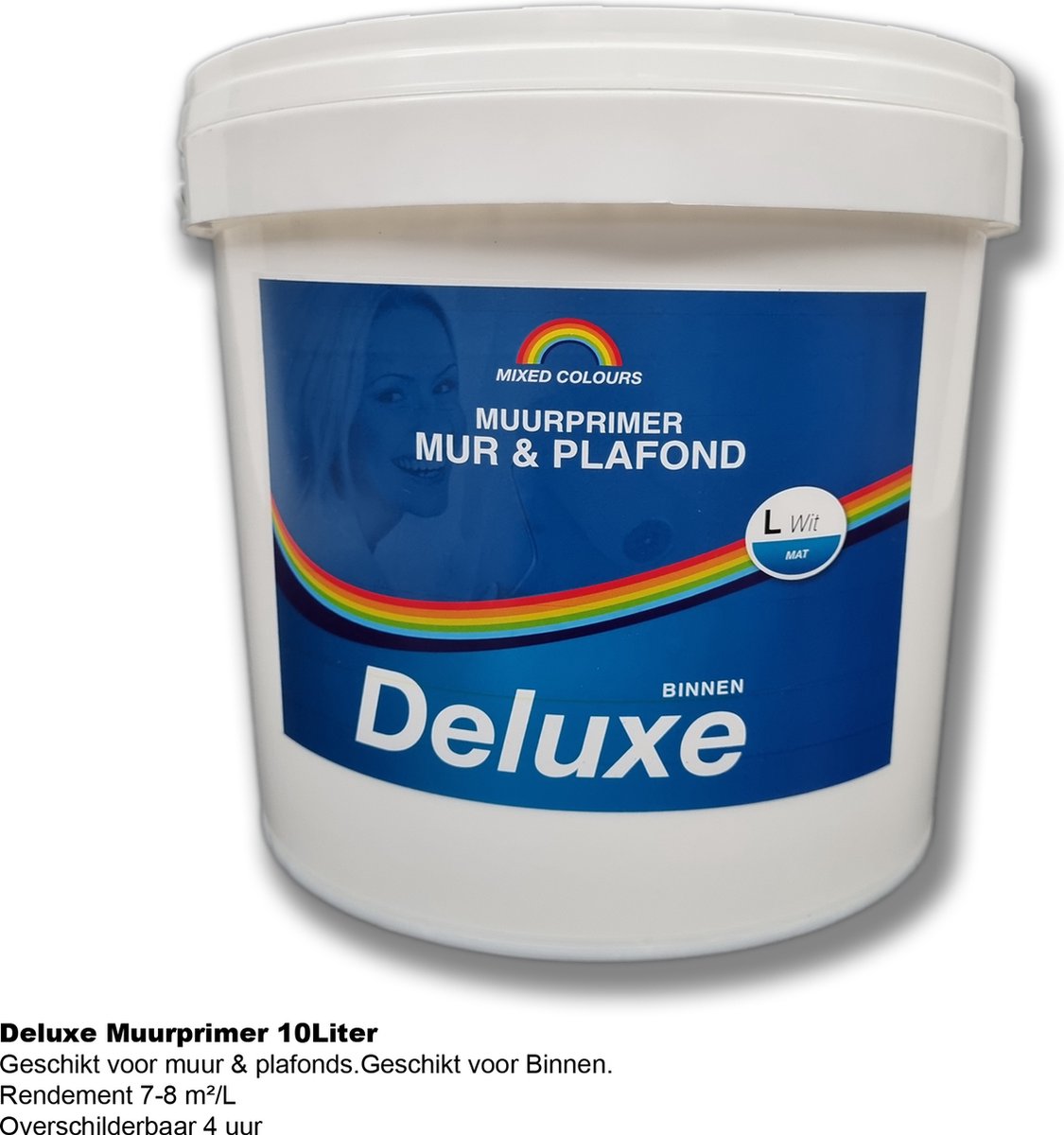 DELUXE MUURPRIMER 10 liters WIT Muur primer verf | bol
