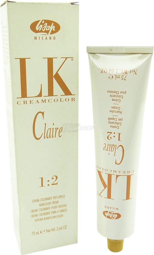 Lisap LK Claire Cream Color Crème Haarkleur Kleuring 75ml - 05/003 ...