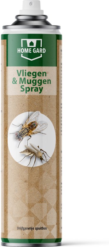 HomeGard Vliegen & Muggenspray 400ML | bol