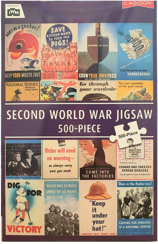 SECOND WORLD WAR JIGSAW - 500 PIECE - IMPERIAL WAR MUSEUM (IWM) WWII ...