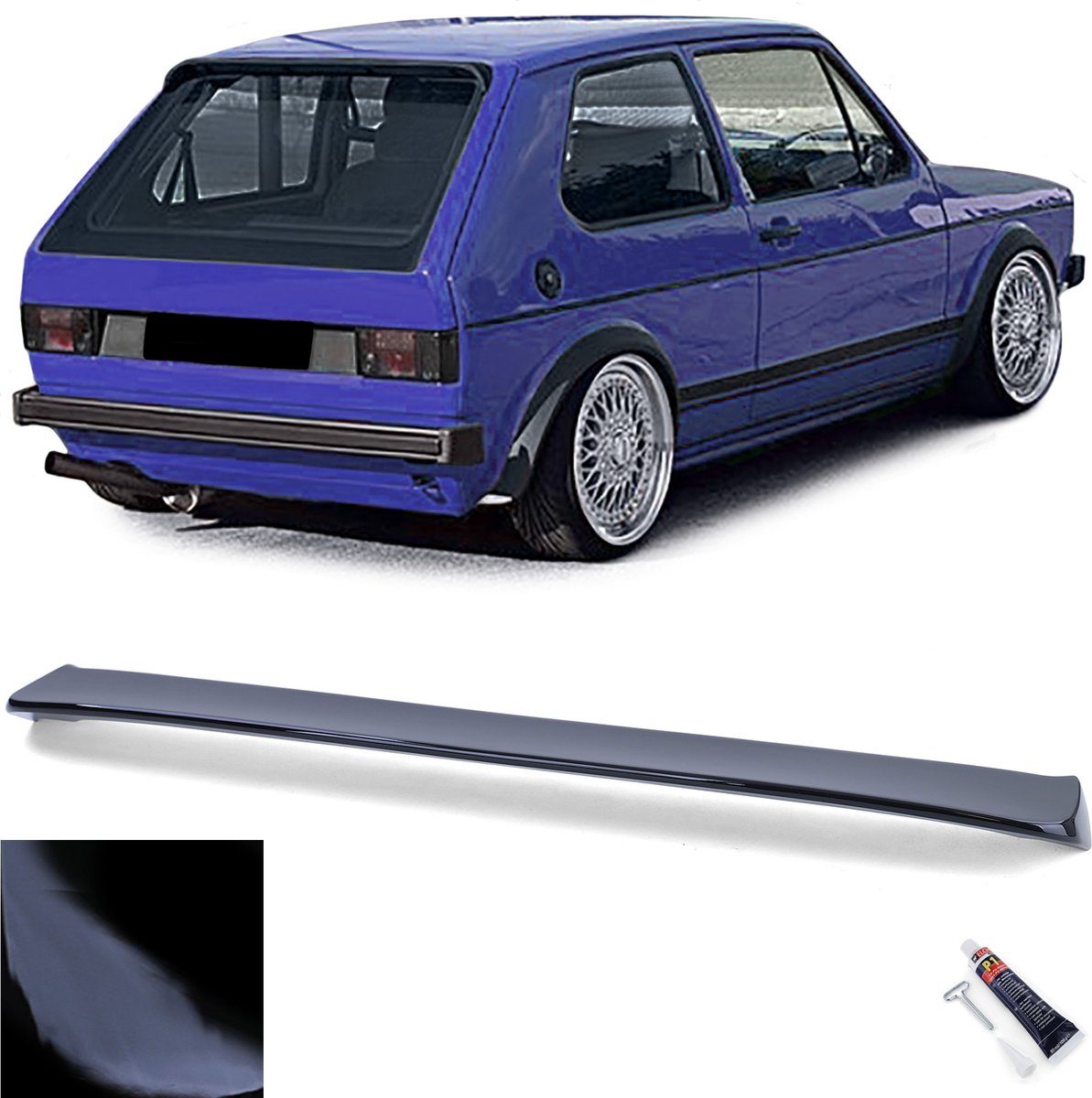 Volkswagen Golf 1 GTI 1974 t/m 1985 Kofferklep Spoiler Achterklep ...