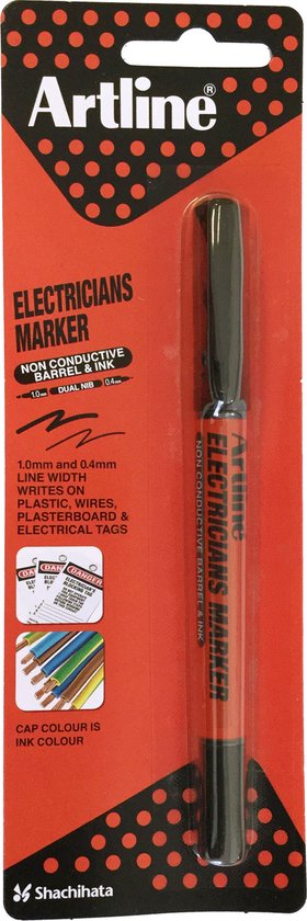 ARTLINE Electrician Permanent Marker- 1 stuk- 0,4-1,0mm Lijndiktes ...