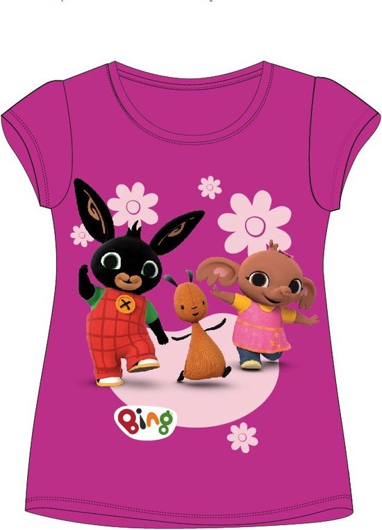 Bing Bunny - T-shirt Bing Bunny - meisjes - maat 104 | bol.com