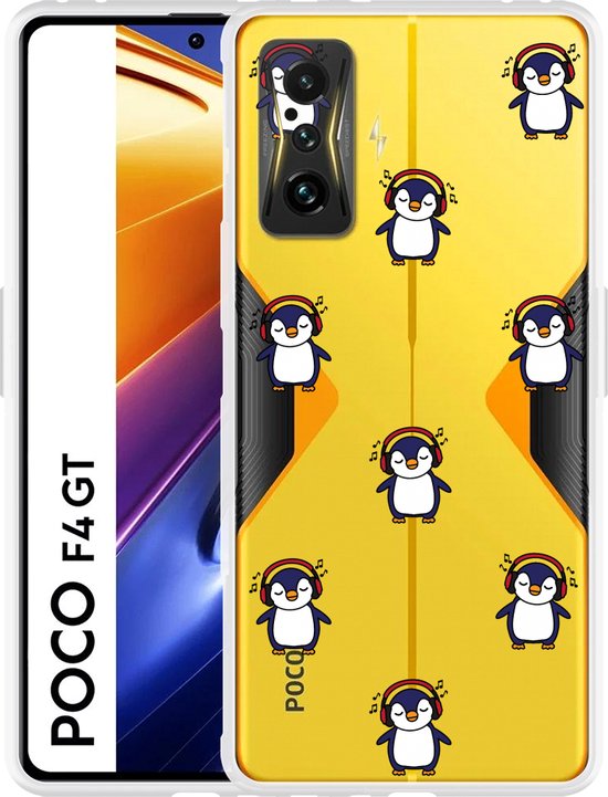 Xiaomi Poco F4 GT Hoesje Chillin like a penguin - Designed by Cazy | bol
