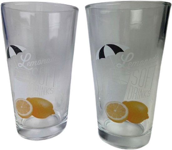 Limonadeglas Lemonade Soft Drinks Citroen Design ESTAVANA limonadeglas-lemonade-soft-drinks-citroen-design-estavana